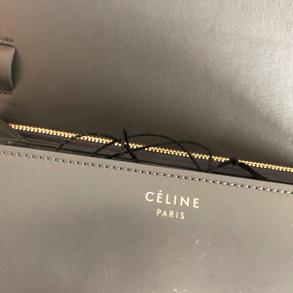 Celine | Bags | Celine Medium Classic Box Dark Gray | Poshmark